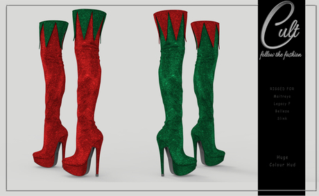 Second Life Marketplace - : CULT : Elf Boots DEMO