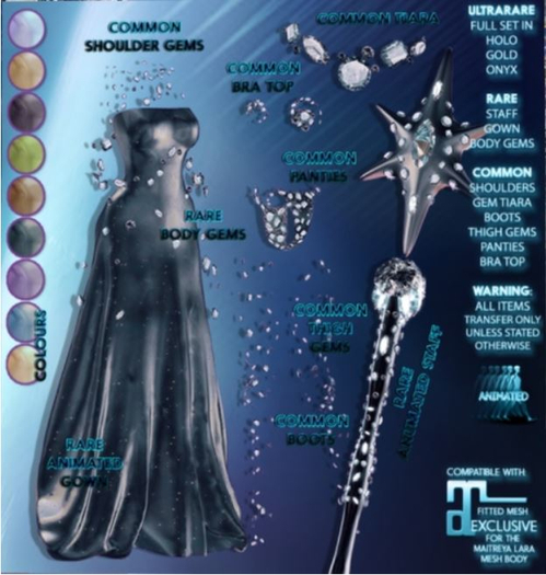 Second Life Marketplace - SG Lithomancy Set - ULTRARARE - Holo