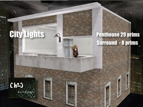 Second Life Marketplace - City Lights Penthouse Apartment w City ...