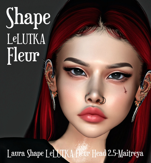 Second Life Marketplace - Laura Shape LeLUTKA Fleur Head 2.5-Maitreya