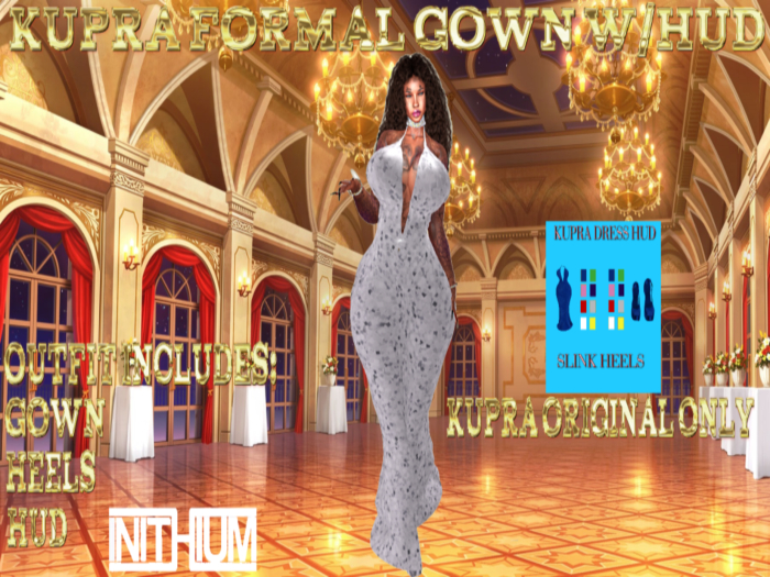 Second Life Marketplace - (XF) Kupra Formal Gown W/HUD