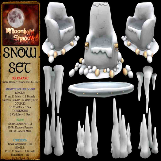 Second Life Marketplace - "Moon_Sha" Snow Dance Pit