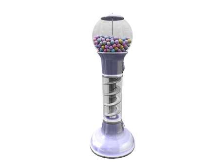 Second Life Marketplace - Caboodle - Gumball Machine - Purple