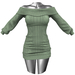 Second Life Marketplace - RIOT / Jovie Sweater Dress - Moss | Maitreya ...