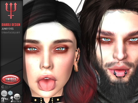 Second Life Marketplace - DIABOLI DESIGN - JUNKY EYES (BOM)