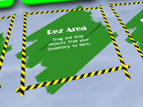 Second Life Marketplace - Rez Zone Area Stylish Transparent Texture ...