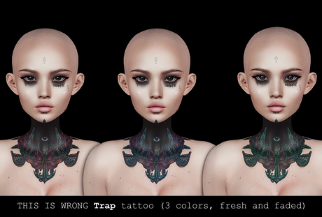 Second Life Marketplace - THIS IS WRONG Trap tattoo - female pack