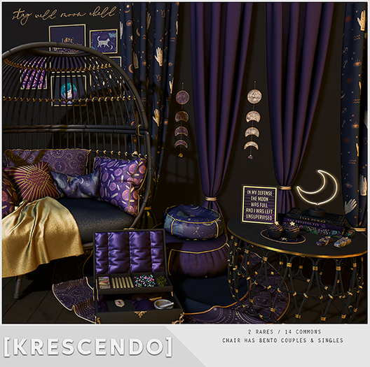 Second Life Marketplace - [Kres] Moonchild - Spell box - RARE, Authentic