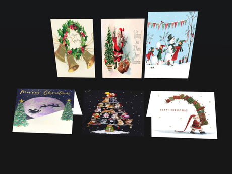 Second Life Marketplace - FULL PERM V*A SET 6 CHRISTMAS GREETING CARD