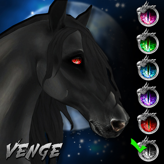 Second Life Marketplace - VENGE - Teegle Eyes - ' Daemonic in Silver ...
