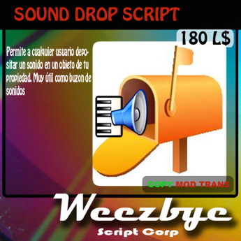 Second Life Marketplace - Sound Drop Script