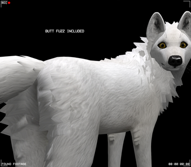Second Life Marketplace - Found Footage - TWI Wolf Scruffed Fur body add-on