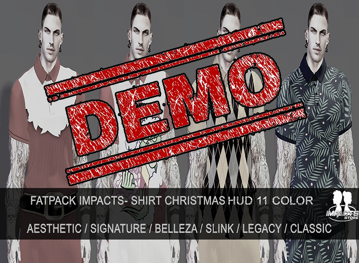 Second Life Marketplace - IMPACTS-SHIRT BEN DEMO Aesthetic/SIGN/SLIN ...