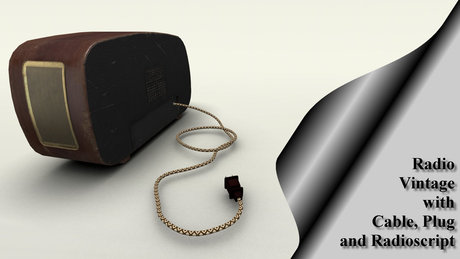Second Life Marketplace - Mannys - Vintage Radio 2 with Radioscript