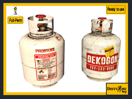 Second Life Marketplace - ::DisturbeD:: Construction Props Propane ...