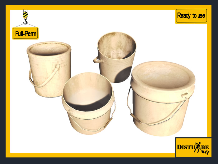 Second Life Marketplace - ::DisturbeD:: Construction Props Paint ...