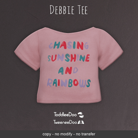 Second Life Marketplace - LeMomo: Debbie Tee - Sunshine [TD/TW]