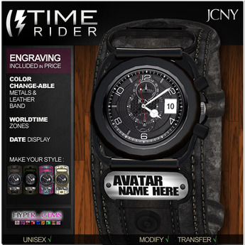 Second Life Marketplace - JCNY - TIME'RIDER, Engraving Edition, Hyper ...