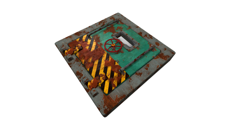Second Life Marketplace - Bunker Hatch LZG4 Mesh
