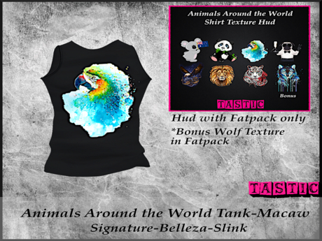 Second Life Marketplace - Tastic-Macaw Tank