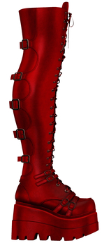 Second Life Marketplace - Limited Addiction - Judith Boots - Red