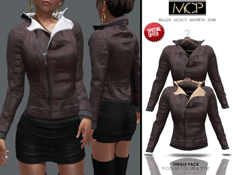 Second Life Marketplace - MCP Kellyn jacket chocolate