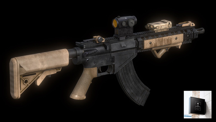 Second Life Marketplace - Scripted Full Perm ARAK CQB SBR Assault Rifle ...