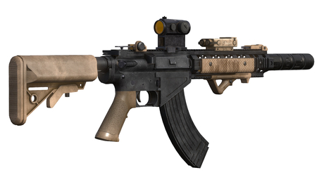 Second Life Marketplace - Scripted Full Perm ARAK CQB SBR Assault Rifle ...