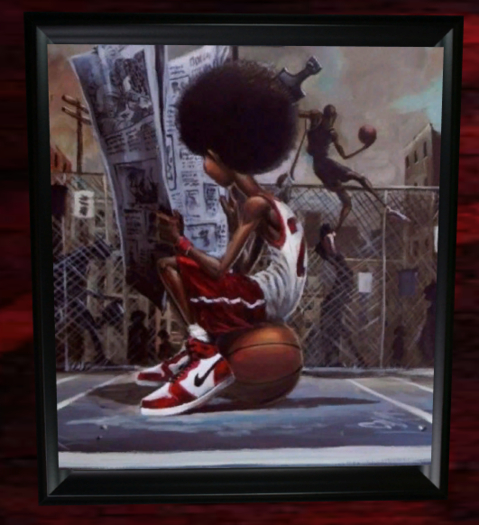 Second Life Marketplace - La Creme' Designs Street Art - Ballin (boxed)