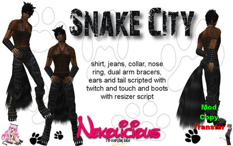 Second Life Marketplace - Snake City ~ Nekolicious
