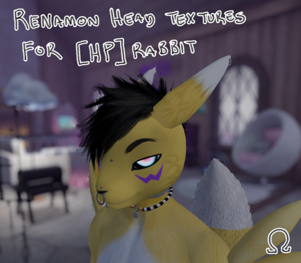 Second Life Marketplace - .:PP:. Renamon head for HP Rabbit