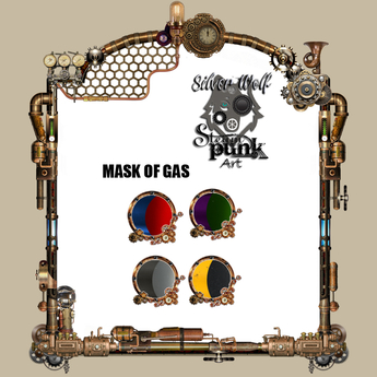 Second Life Marketplace - SW - Steampunk Mask of Gas Mod Urban Punk (Box)
