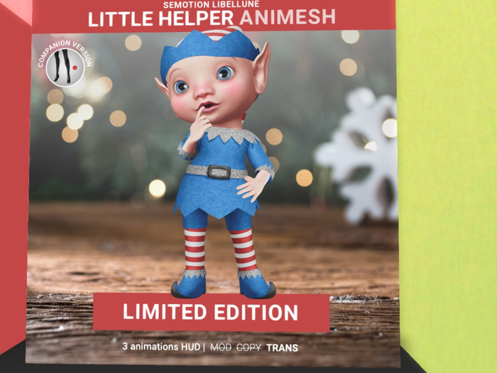 Second Life Marketplace - SEmotion Libellune Little Helper Boy Animesh ...