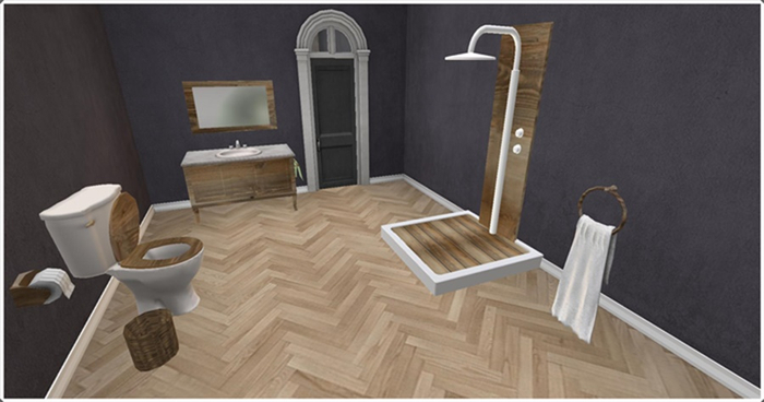 Second Life Marketplace - Wood Bathroom PG