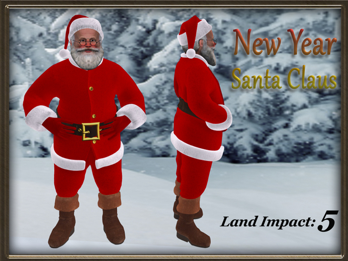 Second Life Marketplace - New Year - Santa_Claus (5 Li ) Full Perm