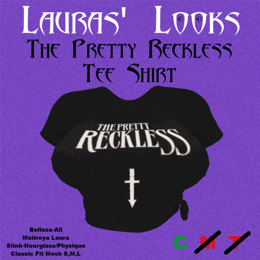Second Life Marketplace - The Pretty Reckless Rock T Shirt
