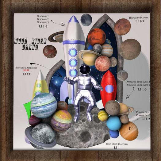 Second Life Marketplace - Boudoir Moon Rider Gacha-Spaceship 2