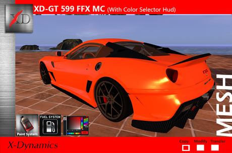 Second Life Marketplace - XD-GT 599 FFX V3