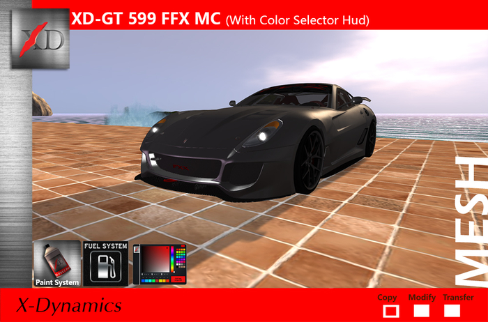 Second Life Marketplace - XD-GT 599 FFX V3