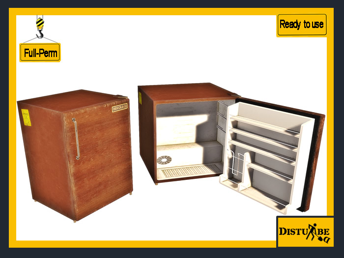 Second Life Marketplace - ::DisturbeD:: Garage Props - Mini Fridge ...