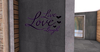 Second Life Marketplace - Purplexed- Live, Laugh, LOVE. Wall Decal.