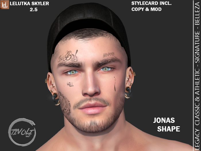 Second Life Marketplace - -Tivoli inc - Jonas shape ( lelutka skyler 2. ...