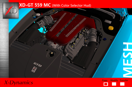 Second Life Marketplace - XD-GT 599 GTO Boxed V4