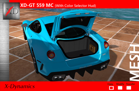 Second Life Marketplace - XD-GT 599 GTO Boxed V4