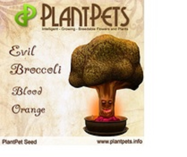 Second Life Marketplace - Plantpet Seed Evil Broccoli *Blood Orange*