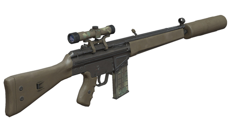Second Life Marketplace - Scripted HK G3 Sniper Rifle by 3D Knights ...