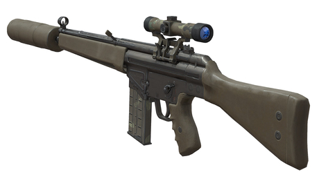 Second Life Marketplace - Scripted HK G3 Sniper Rifle by 3D Knights ...