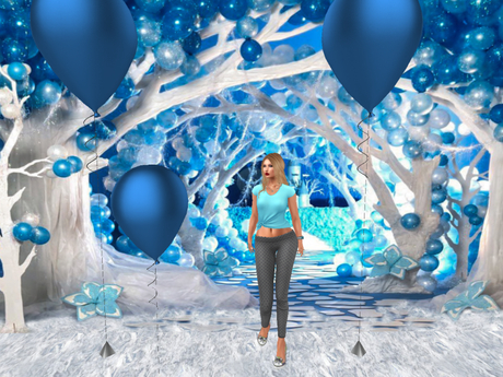 Second Life Marketplace - [AE] Photo Backdrop - Magical Balloon Forest