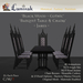 Second Life Marketplace - Laminak - Banquet Set - James - Black Wood ...