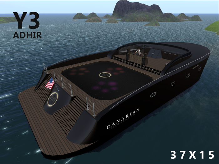 Second Life Marketplace - Y3 - [Black Boat] - Yacht Club & Disco Club ...